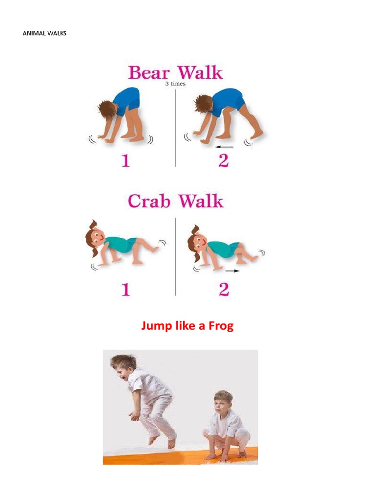 Jump Like A Frog: Animal Walks | PDF