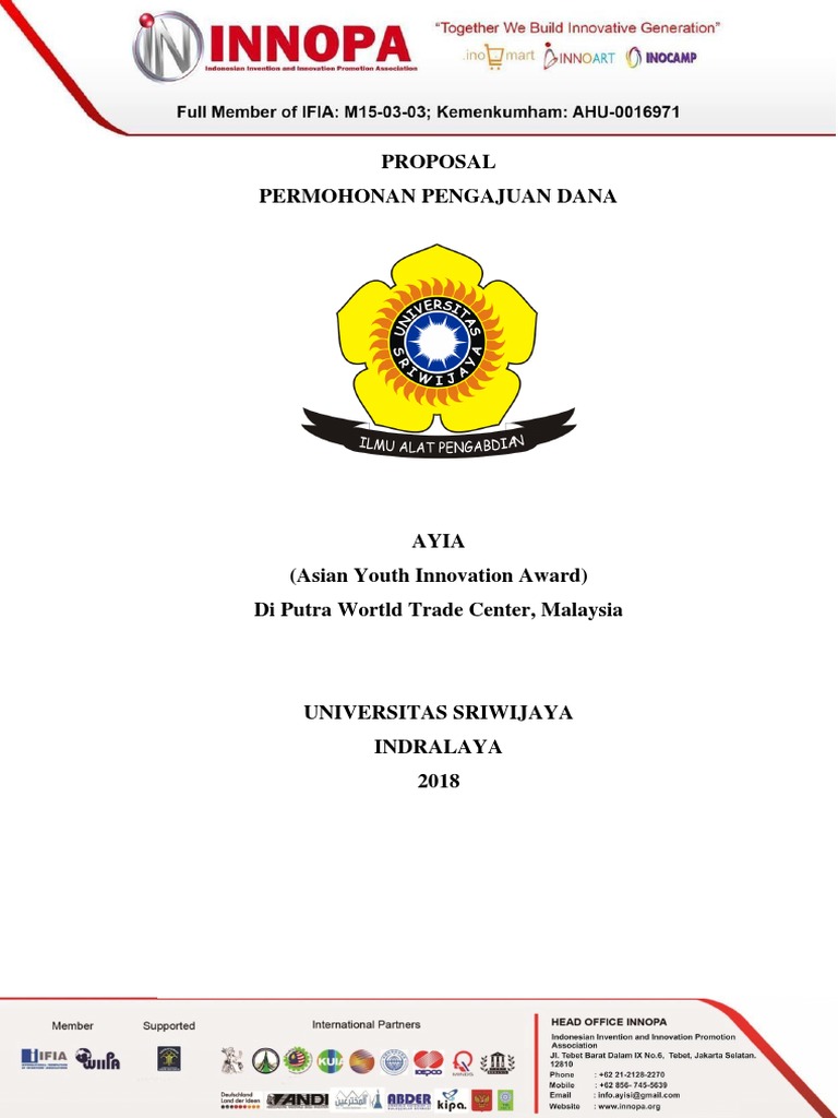 Contoh Proposal Permohonan Dana | PDF