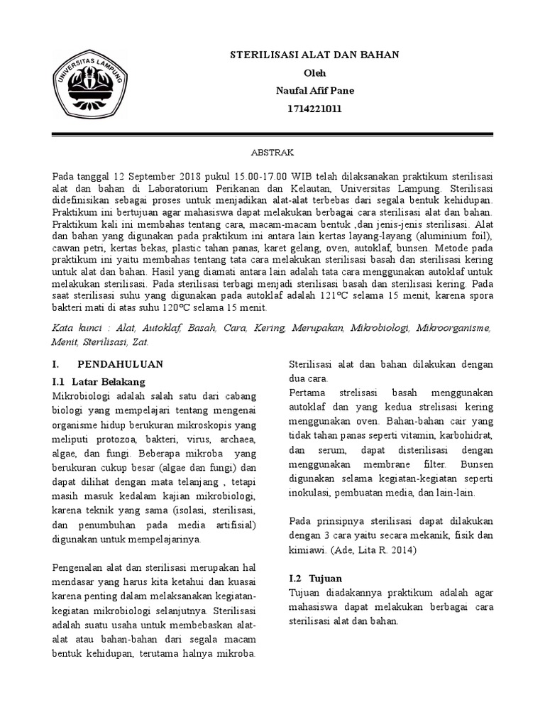 Laporan Mikro Naufal Afif | PDF