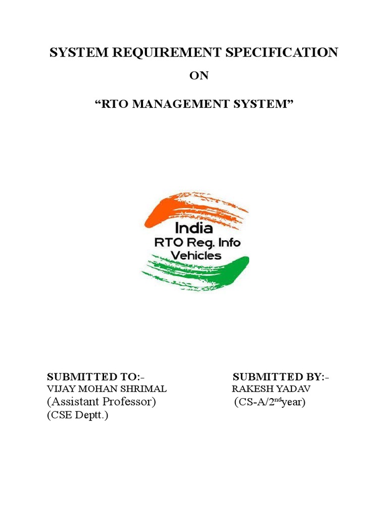 Rto Management System | Download Free PDF | Computer Security | Security