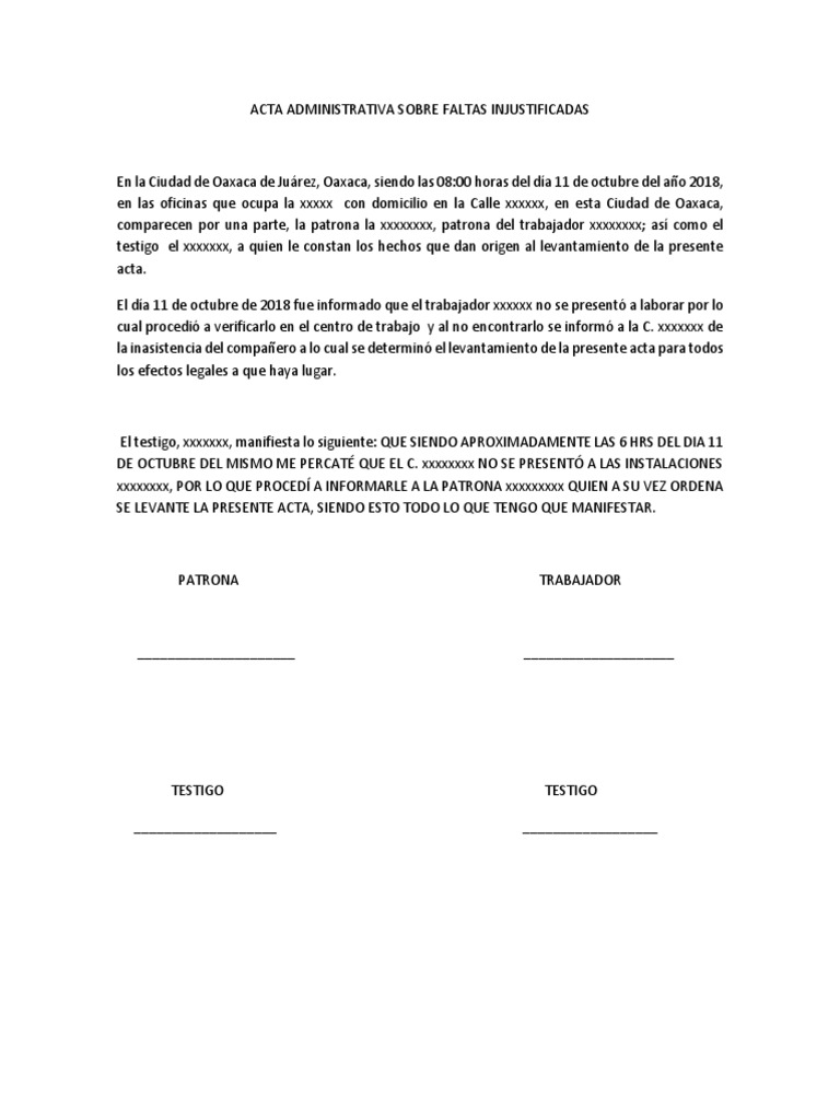 Que Es Una Carta Administrativa - abstractor