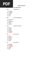 Present Continuous Rules Interactive Worksheet - Live Worksheets | PDF