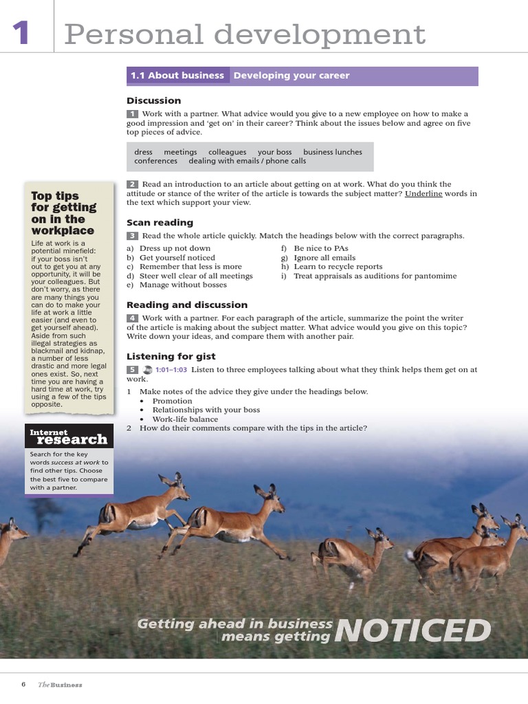 The Business Advanced Sample Pages Students Book | PDF | Free Trade ...