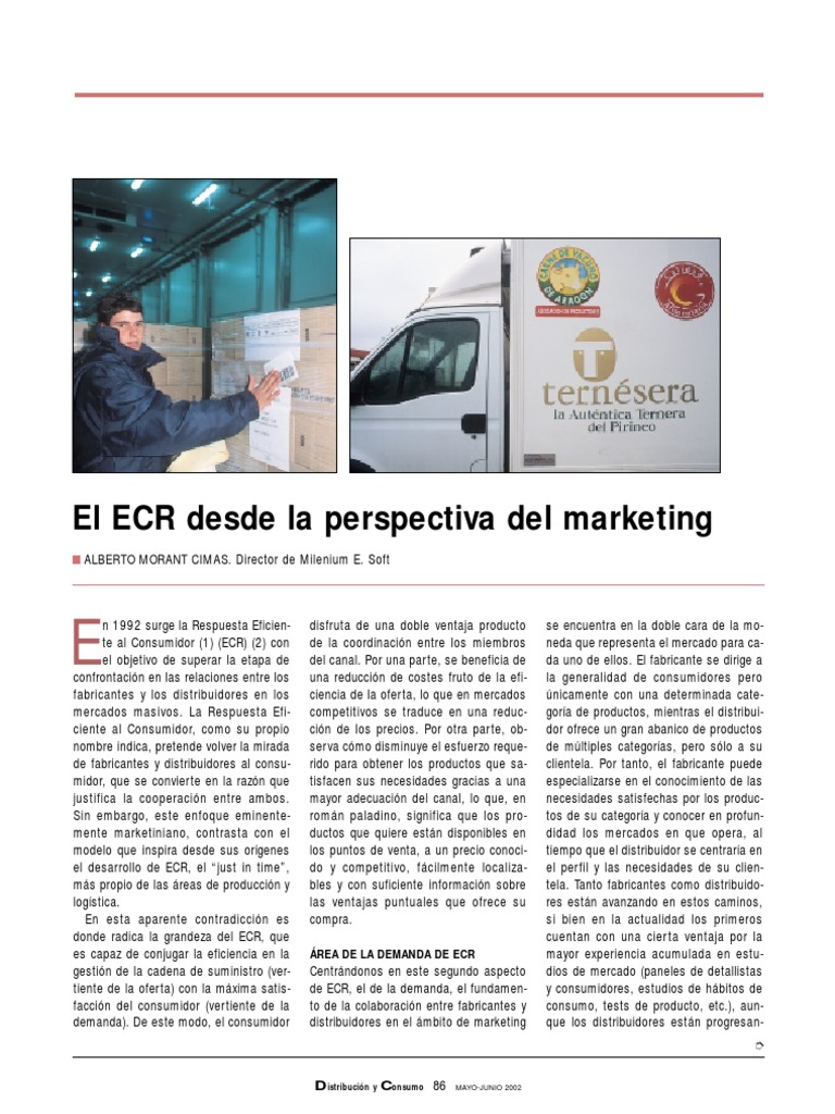 ECR: Colaboración en Marketing y Demanda | PDF | Marketing | Producto ...