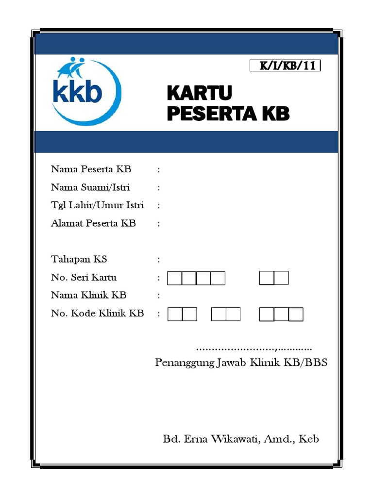 Kartu KB | PDF