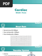 Cardiac Assessment Cheat Sheet | PDF | Heart | Physiology