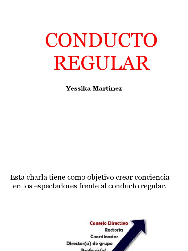 Conducto Regular | PDF