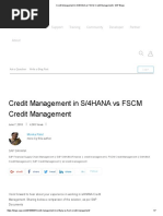 FSCM - S - 4 HANA Credit Management Configuration | PDF | Sap Se ...