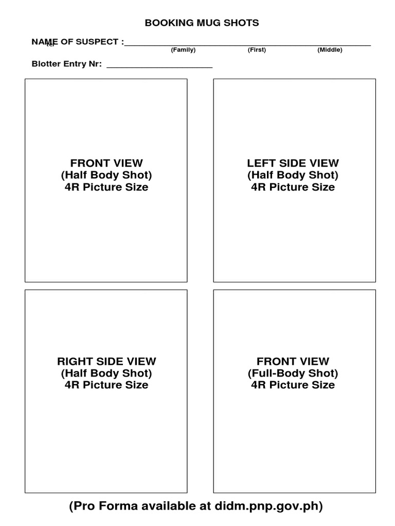 Left Side View (Half Body Shot) 4R Picture Size Front View (Half Body ...