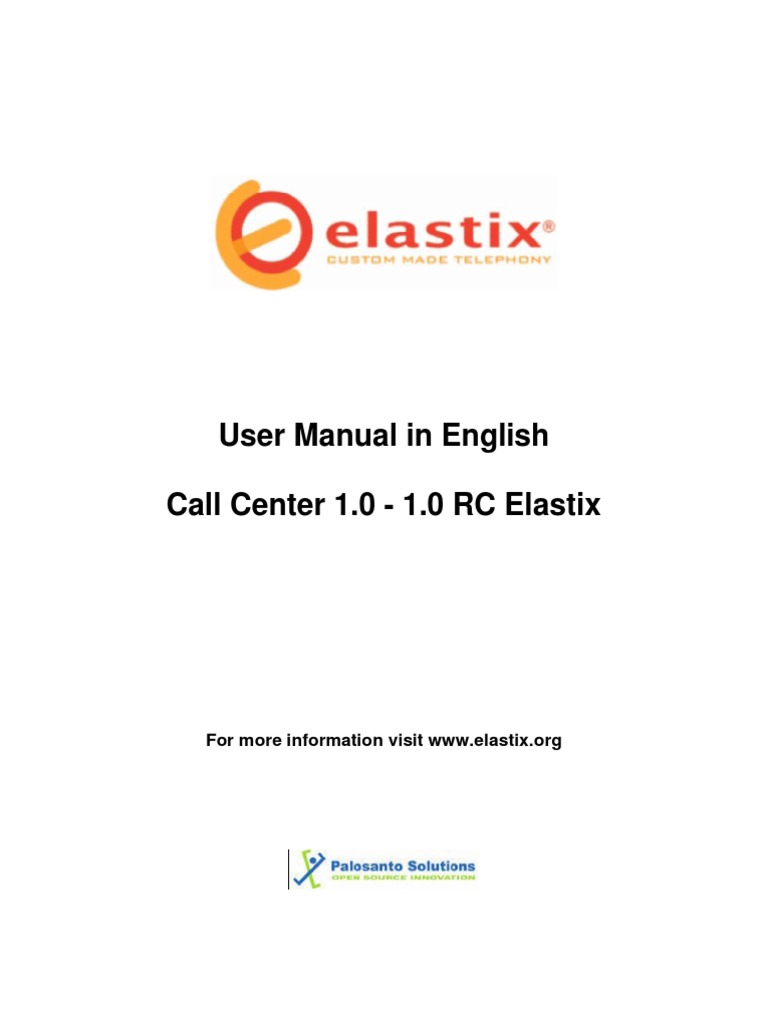 Elastix Call Center Manual Eng | PDF | Comma Separated Values | Command Line Interface
