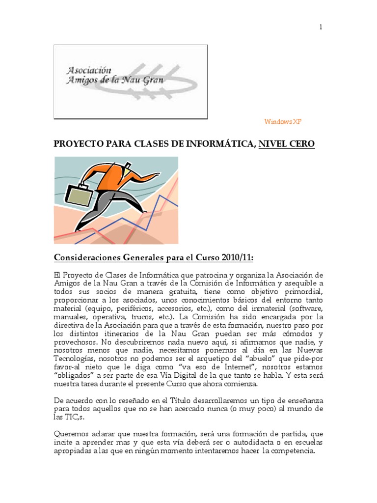 Proyecto de Informática Básica para Todos | PDF | Servicio de redes ...