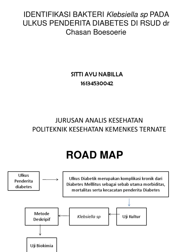 IDENTIFIKASI BAKTERI Klebsiella SP PADA ULKUS PENDERITA DIABETES | PDF