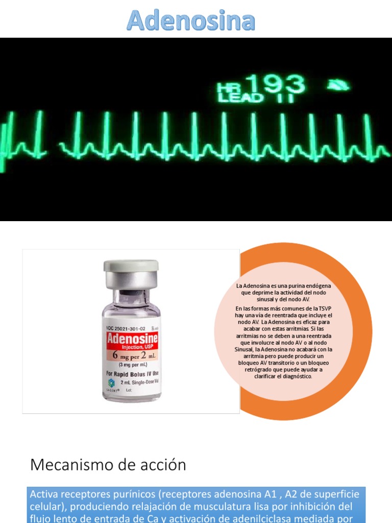 Adenosina | PDF | Sistema cardiovascular | Farmacología