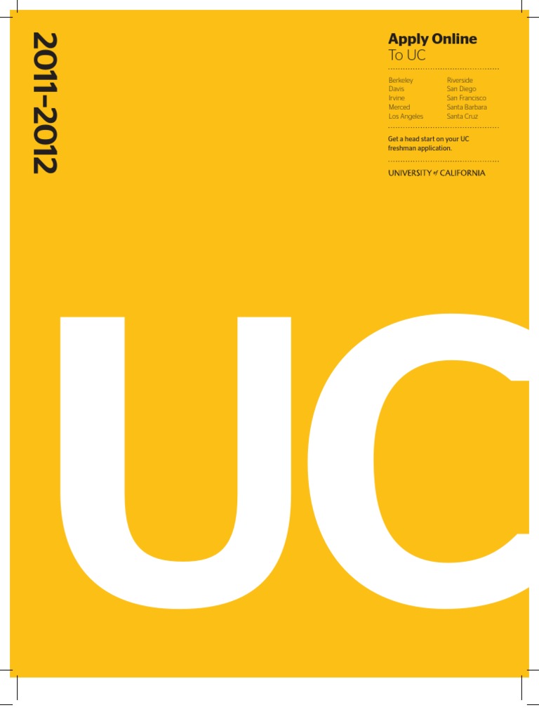 Applying to the University of California: A Comprehensive Guide to ...