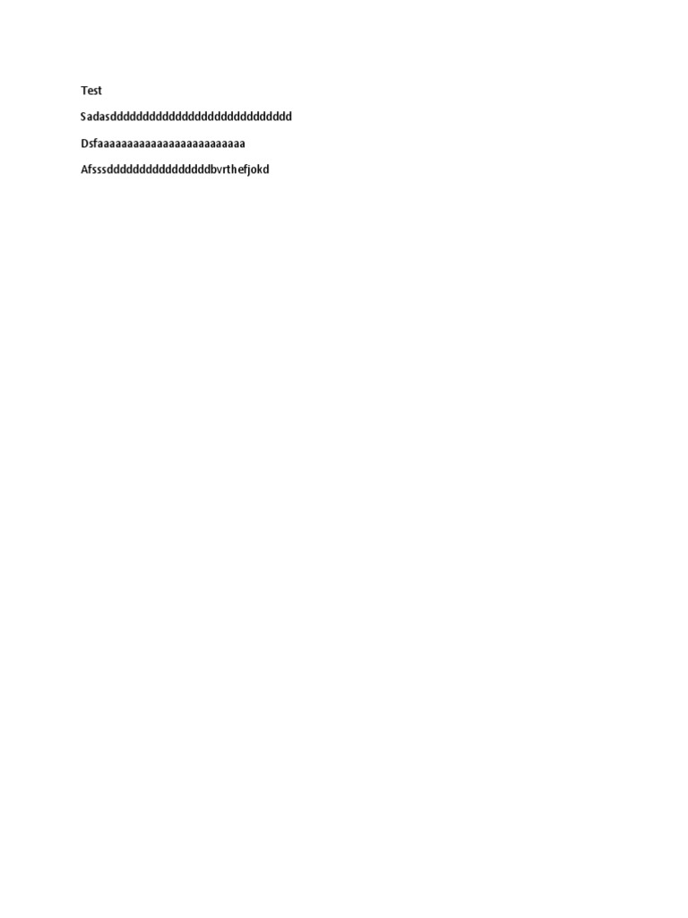 Test Document Overview | PDF