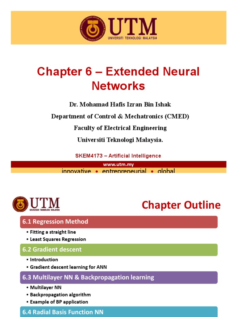 Chapter 6 E-ANN | PDF | Artificial Neural Network | Computational Neuroscience