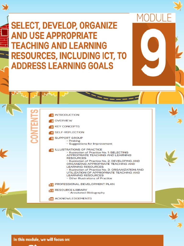 PPST Module 9 | PDF | Educational Technology | Teachers