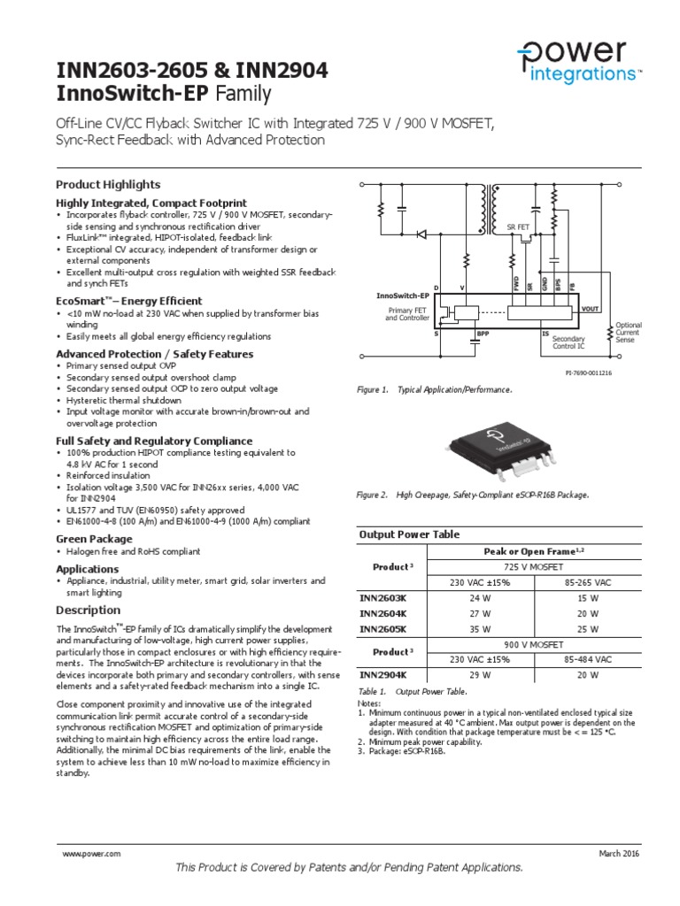 Inno 2904 | PDF | Mosfet | Rectifier