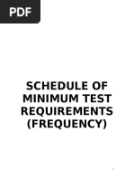 DPWH - Minimum Test Requirements | PDF | Road Surface | Asphalt