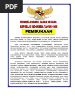 Teks UUD 1945 | PDF | Politik