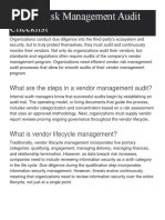Vendor Management Policy Template | PDF | Information Security | Business