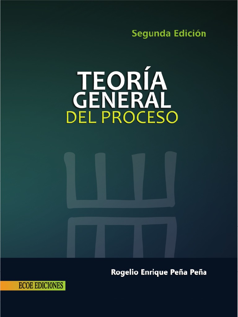 Teoria General Del Proceso | PDF | Ley procesal | Jurisdicción