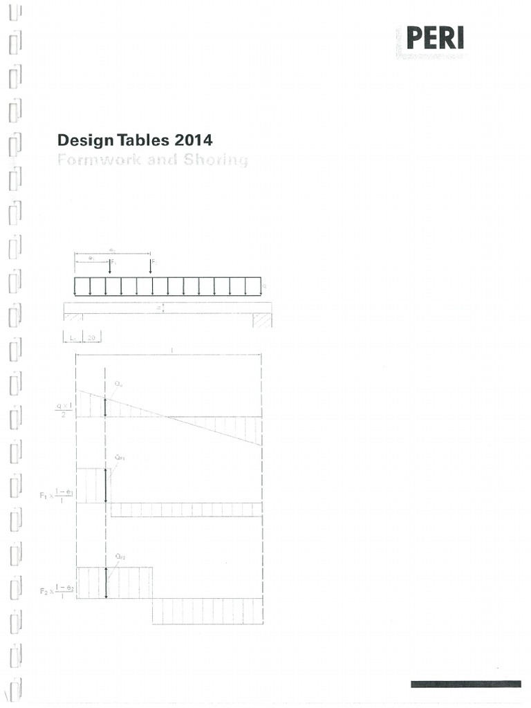 PERI Formwork and Shoring Design Manual | PDF