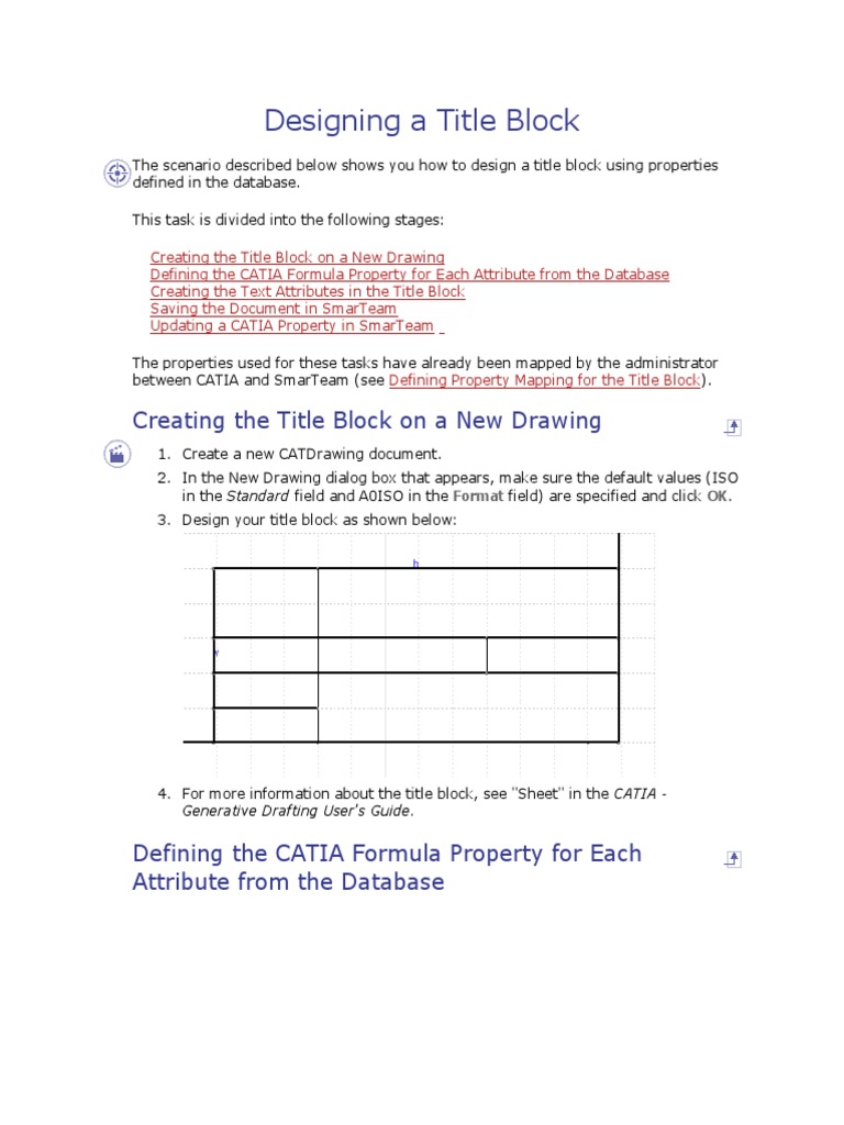 Designing A Title Block | PDF | Dialog Box | Parameter (Computer Programming)