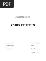 Cyber Crime Project | PDF | Cybercrime | Security