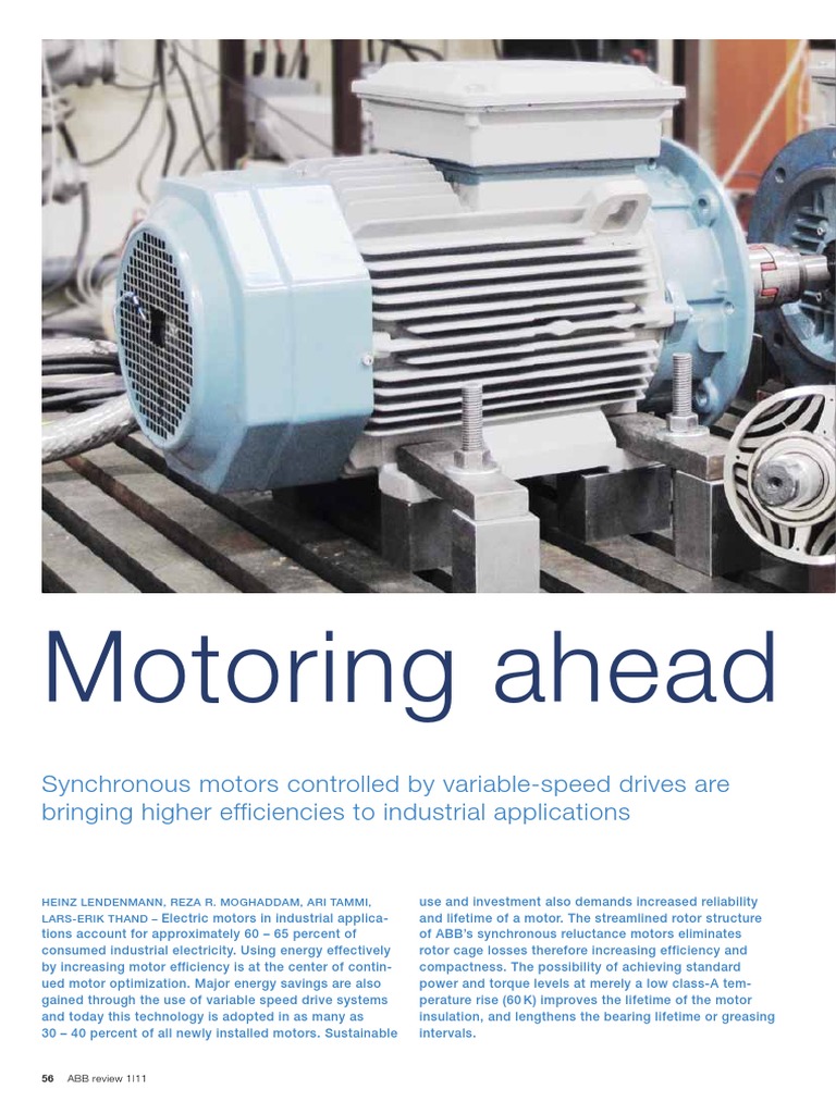 Optimizing Motor Efficiency: ABB's Synchronous Reluctance Motors Bring ...
