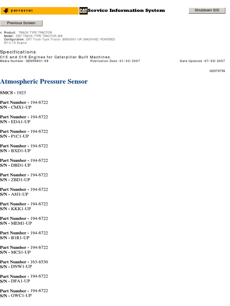 Atmospheric Pressure Sensor PDF | PDF | Manufactured Goods | Vehicle ...