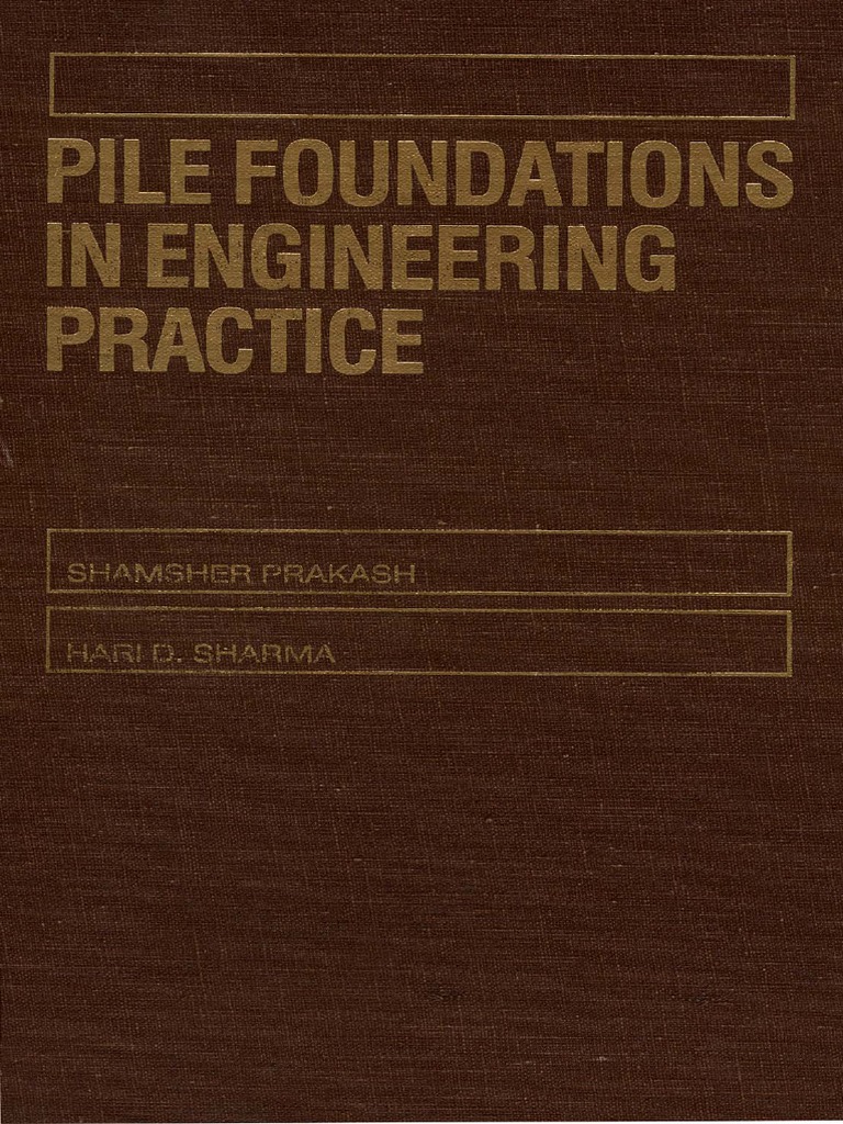7.pile Design and Construction Practice (Tomlinson) | PDF | Deep ...