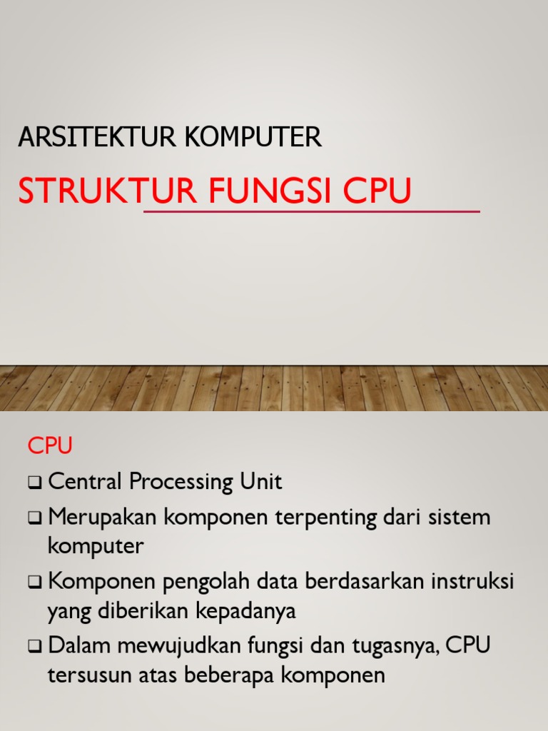 Struktur CPU | PDF