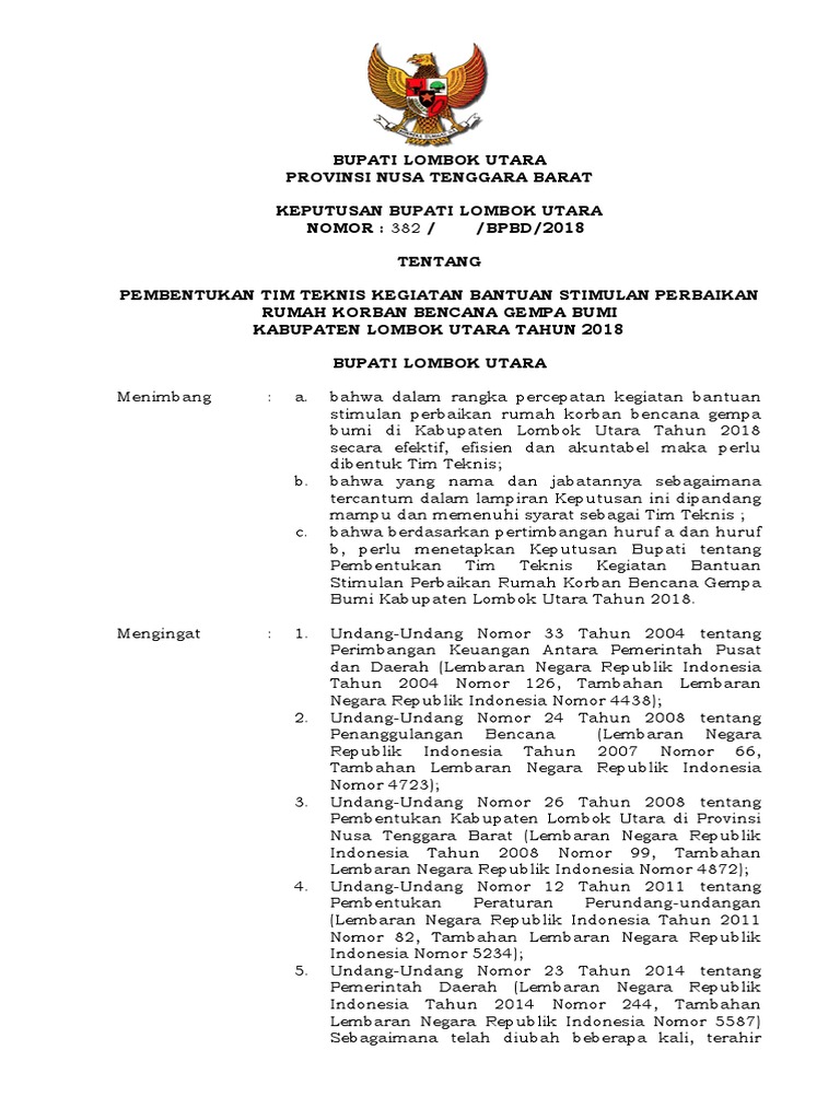 SK Tim Teknis-1 | PDF