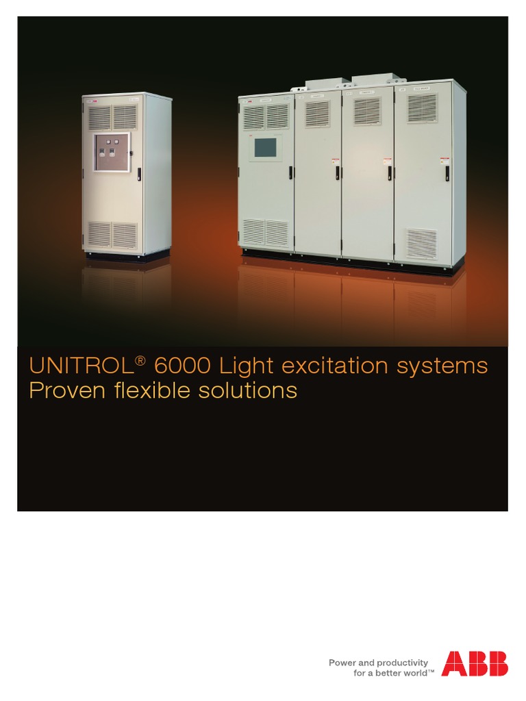 ABB Excitation UNITROL 6000 Light Brochure PDF | PDF | Technical ...