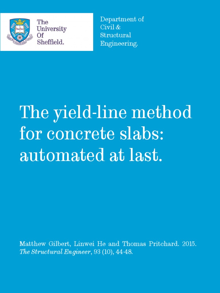 The Yield-Line Method For Concrete Slabs: Automated at Last | PDF ...