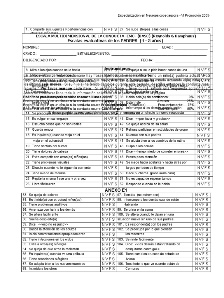 Cuestionarios Comto | PDF | Ocio
