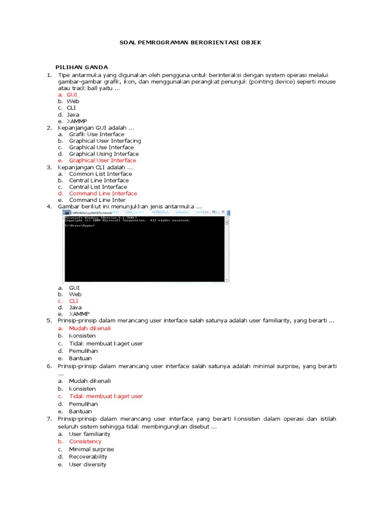 Antarmuka Pengguna: GUI dan CLI | PDF
