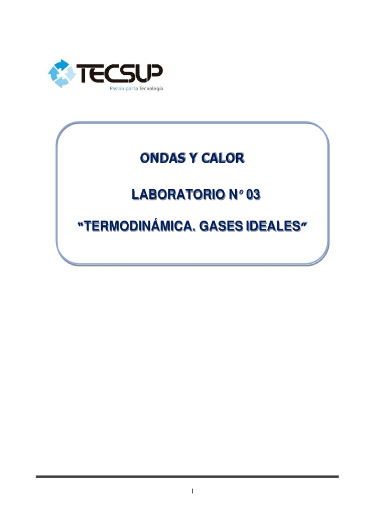 Termodinámica gases ideales | PDF | Gases | Temperatura