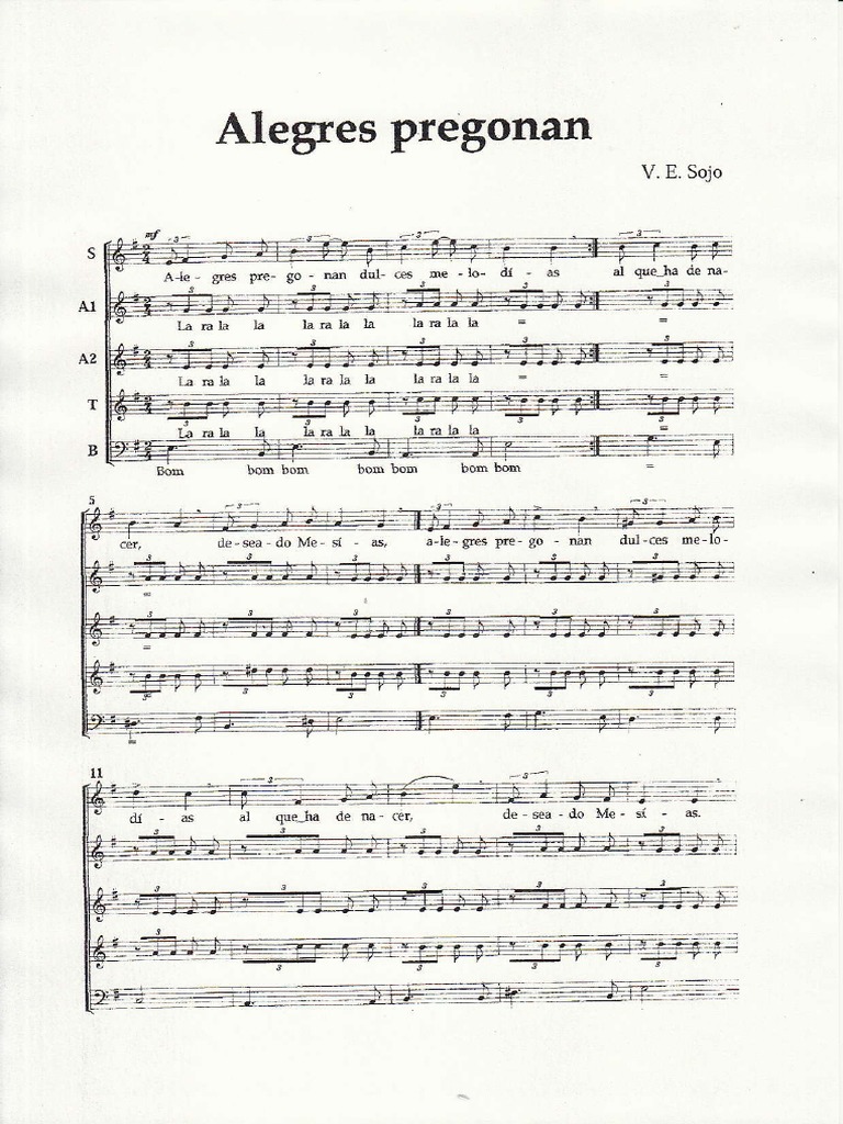 Alegres Pregonan | PDF