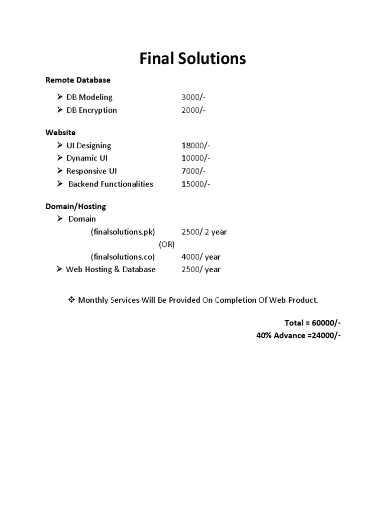 Final Solutions | PDF