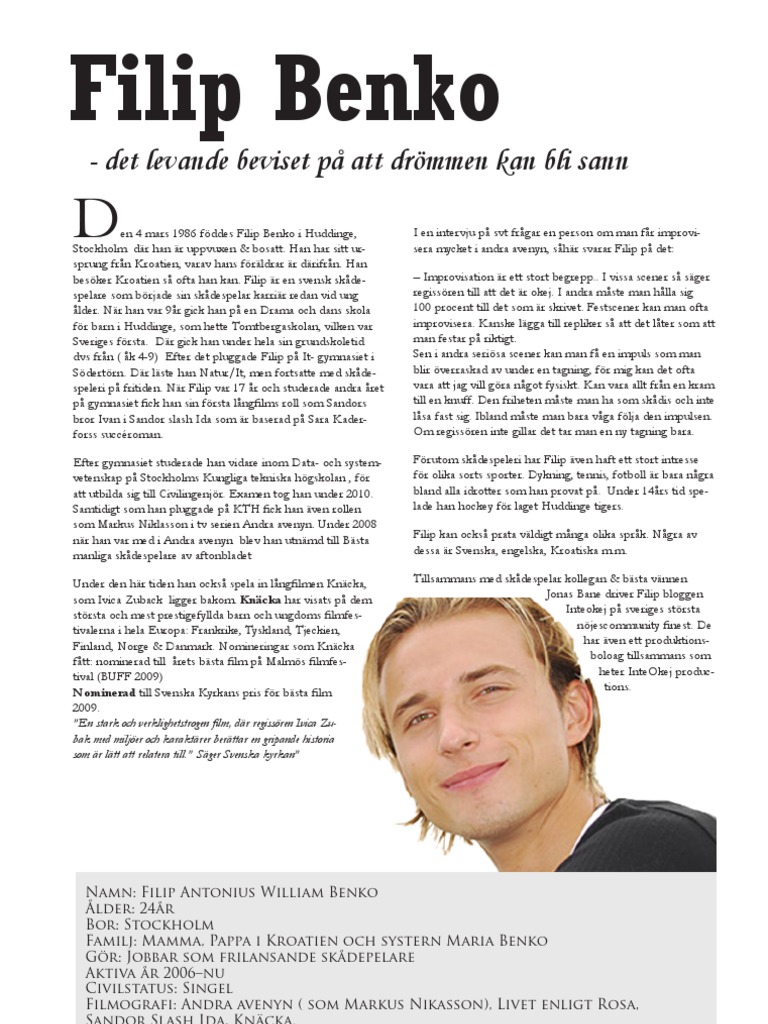 Intervju Med Filip Benko | PDF