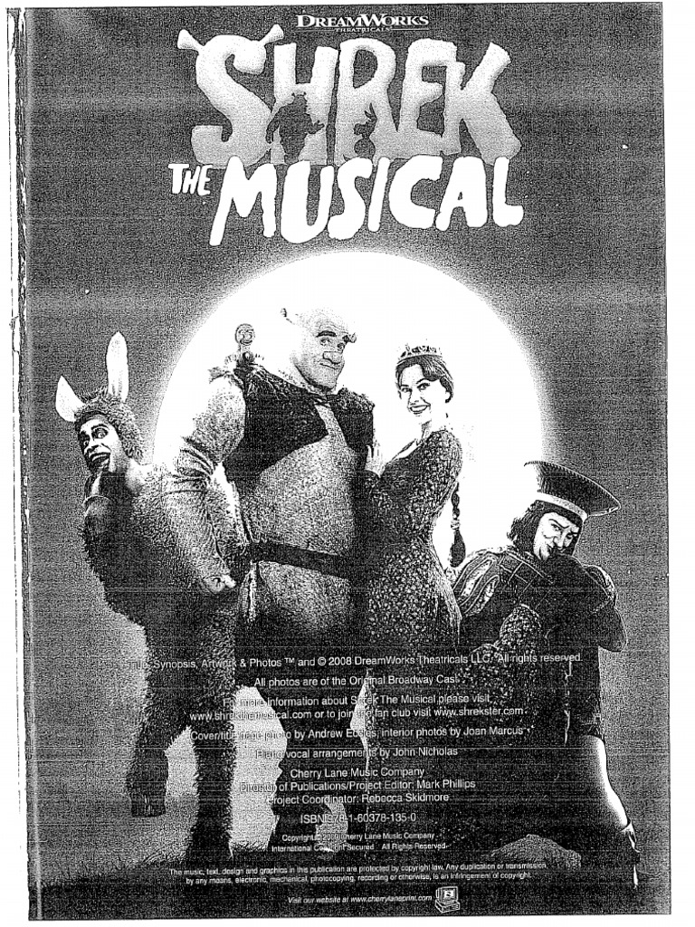 Shrek The Musical PDF | PDF