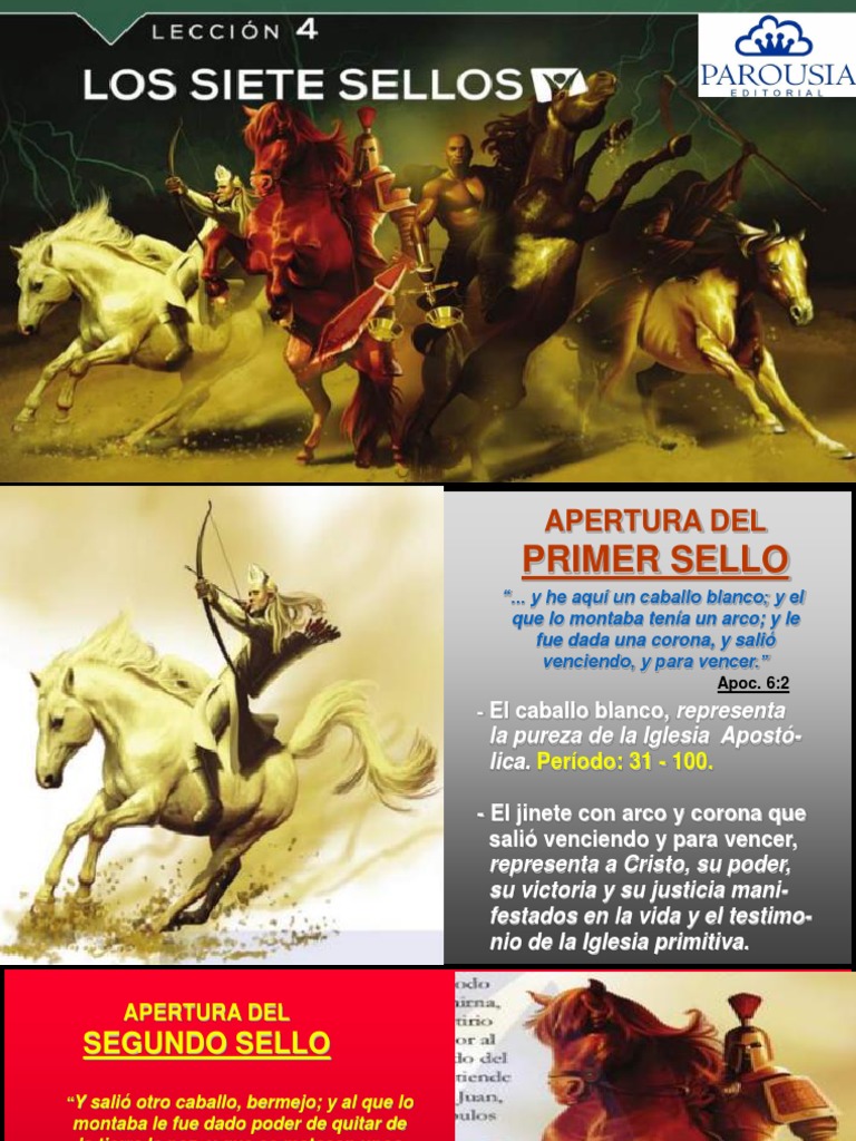 BIBLIA FACIL APOCALIPSIS Leccion 4 Los Siete Sellos | Libro de ...