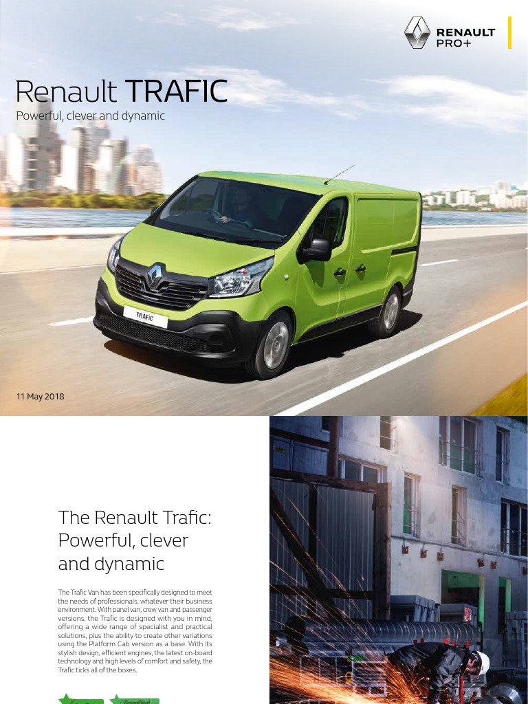 Renault TRAFIC: Powerful, Clever and Dynamic | PDF | Tablet Computer ...