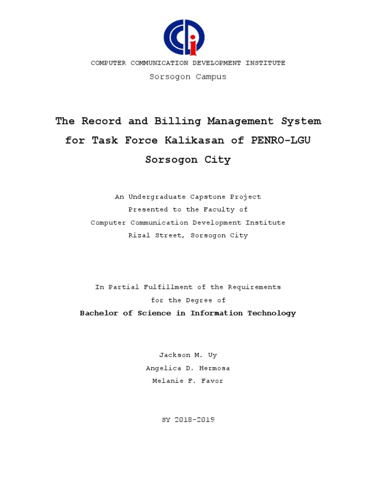 THESIS Documentation (DRAFT) | PDF | Databases | Information Technology THESIS Documentation (DRAFT) | PDF | Databases | Information Technology