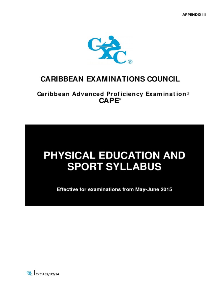 CAPE Physical Education & Sport | PDF | Force | Motivation