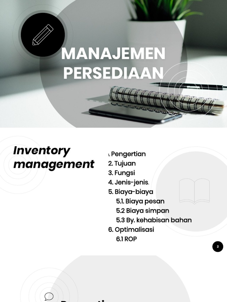 Manajemen Persediaan | PDF