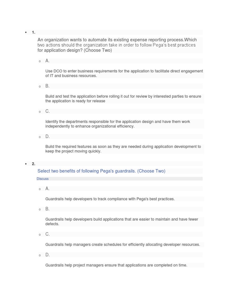 Pega CSA Mock | PDF | Business Process | Real Estate Appraisal