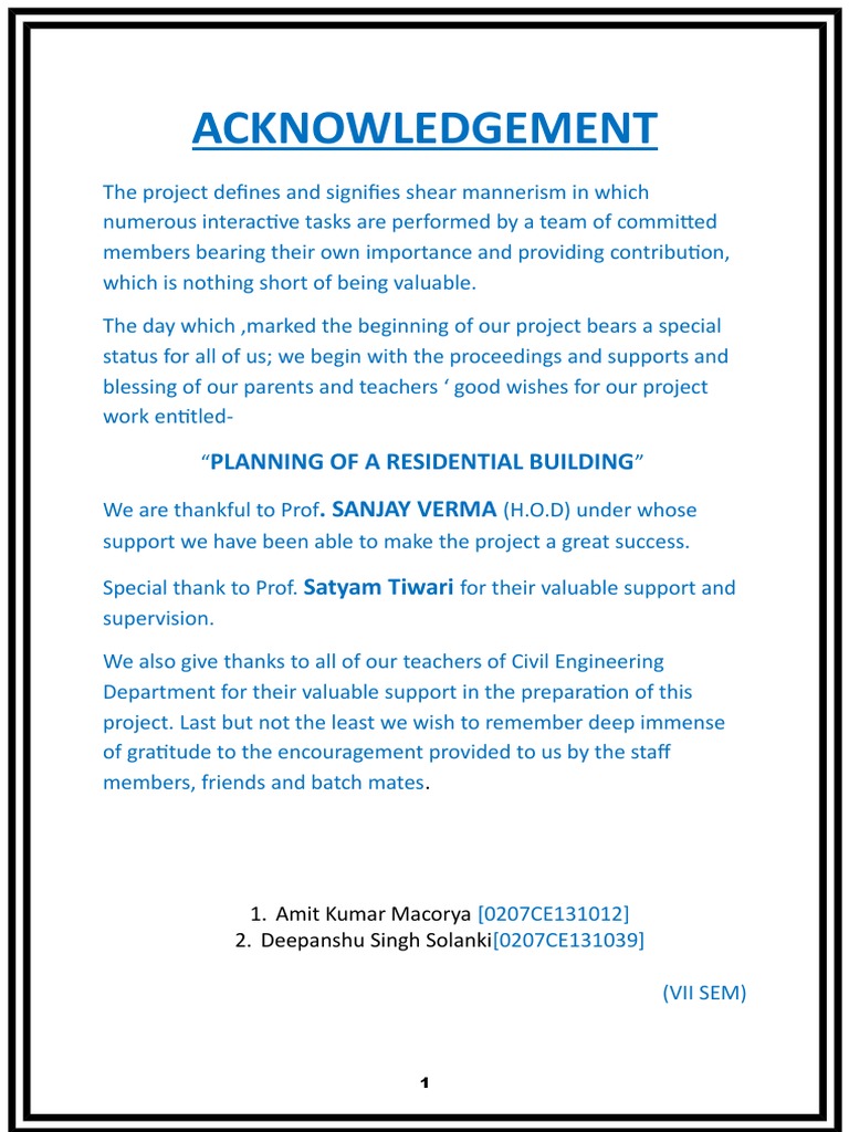 Acknowledgement 12 | PDF | Window | Door